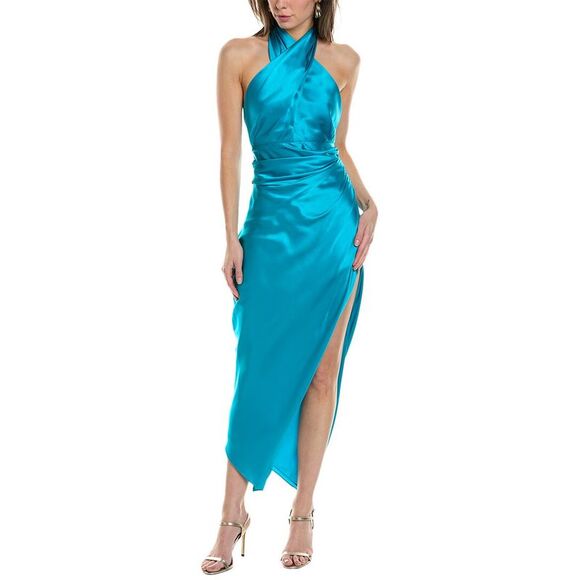 The Sei | Dresses | The Sei Halter Silk Maxi Dress | Poshmark